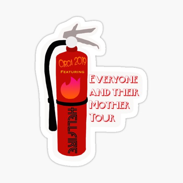 "Hellfire Sticker" Sticker by jmk3271 | Redbubble