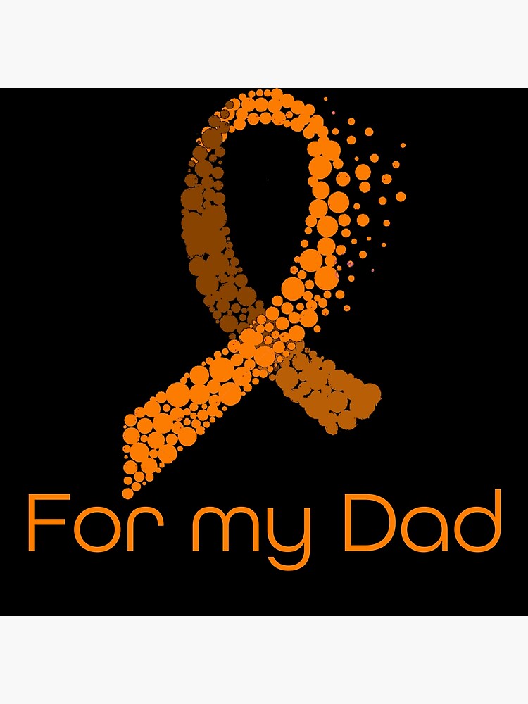 "Multiple Sclerosis (MS) awareness ribbon - I'm supporting you my Dad ...