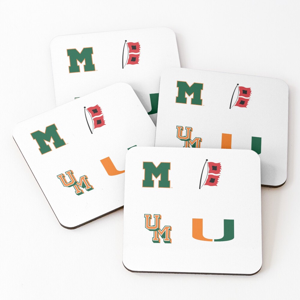 "UMiami Hurricanes Logo History" Sticker for Sale by WesternFoxcroft ...