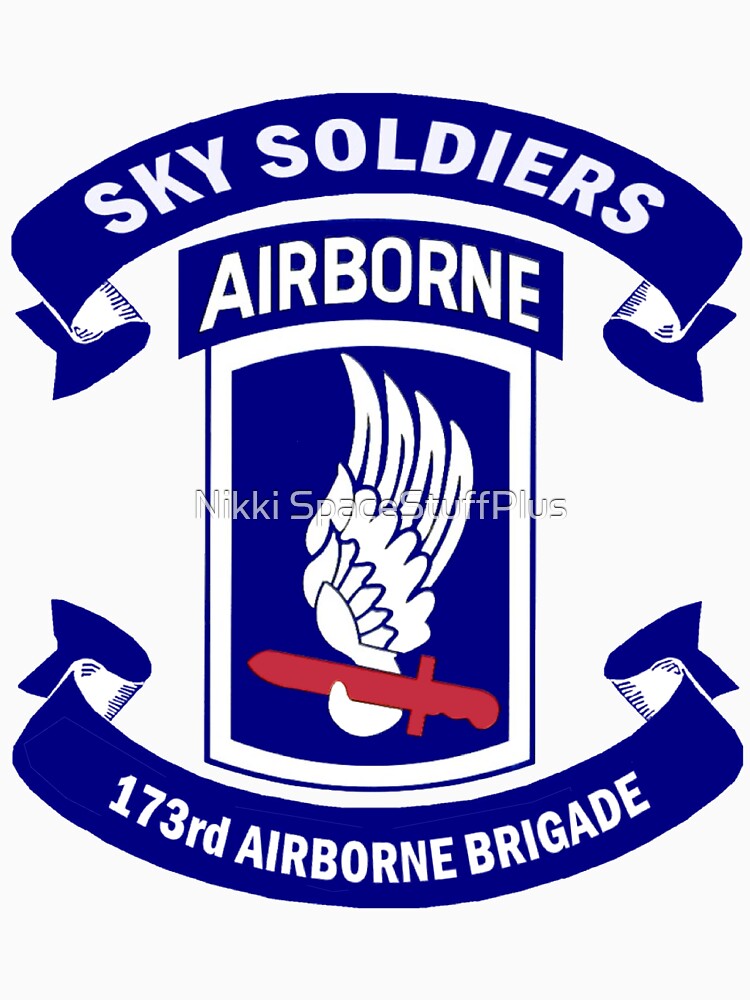 "173rd Airborne Brigade Combat Team Crest" T-shirt for Sale by Spacestuffplus | Redbubble ...