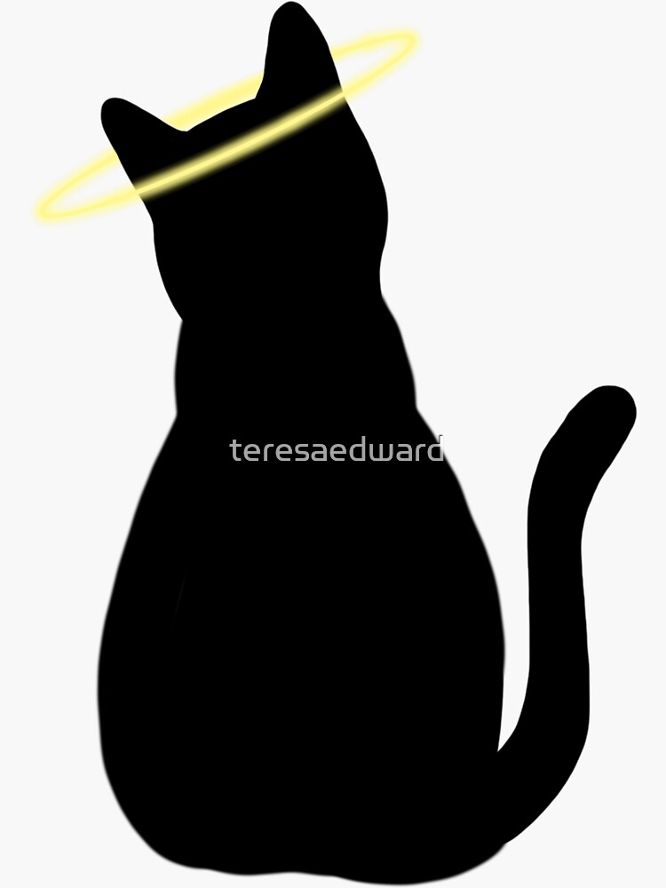 "For Megan - Kitty Cat" Sticker by teresaedward | Redbubble