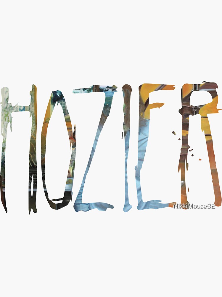 "Hozier" Sticker for Sale by NikkiMouse82 | Redbubble