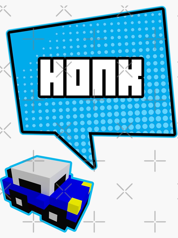 "Honk honk Funny Cars Racing Lovers" Sticker by at85productions | Redbubble