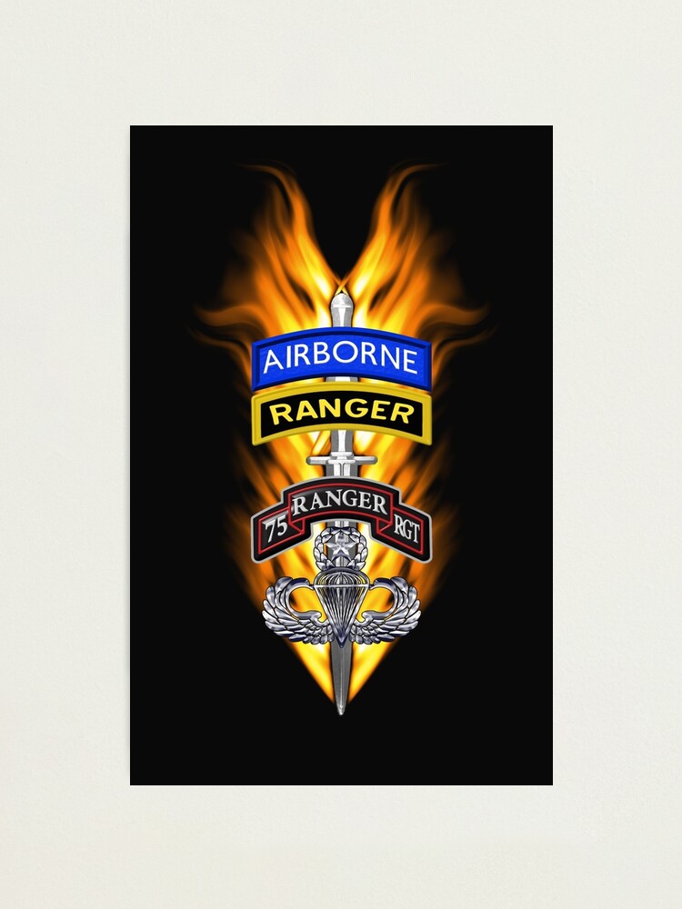 "75th Ranger Regiment Ranger" Photographic Print for Sale by ...