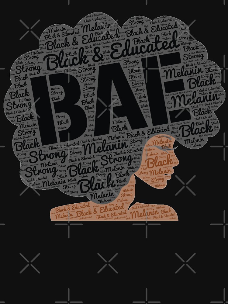 "BAE Black And Educated Afro" T-shirt for Sale by blackartmatters ...