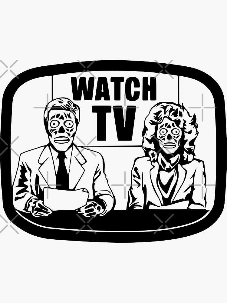 "They Live Face Mask" Sticker for Sale by The Fit | Redbubble