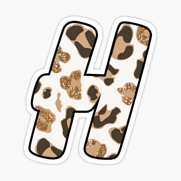 "Cheetah H" Sticker by partimarti | Redbubble