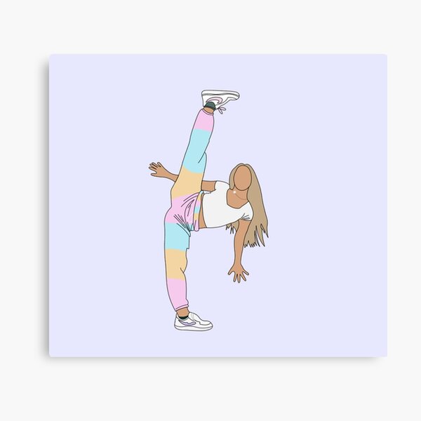 "Addison Rae Drawing" Canvas Print by AJ27 | Redbubble