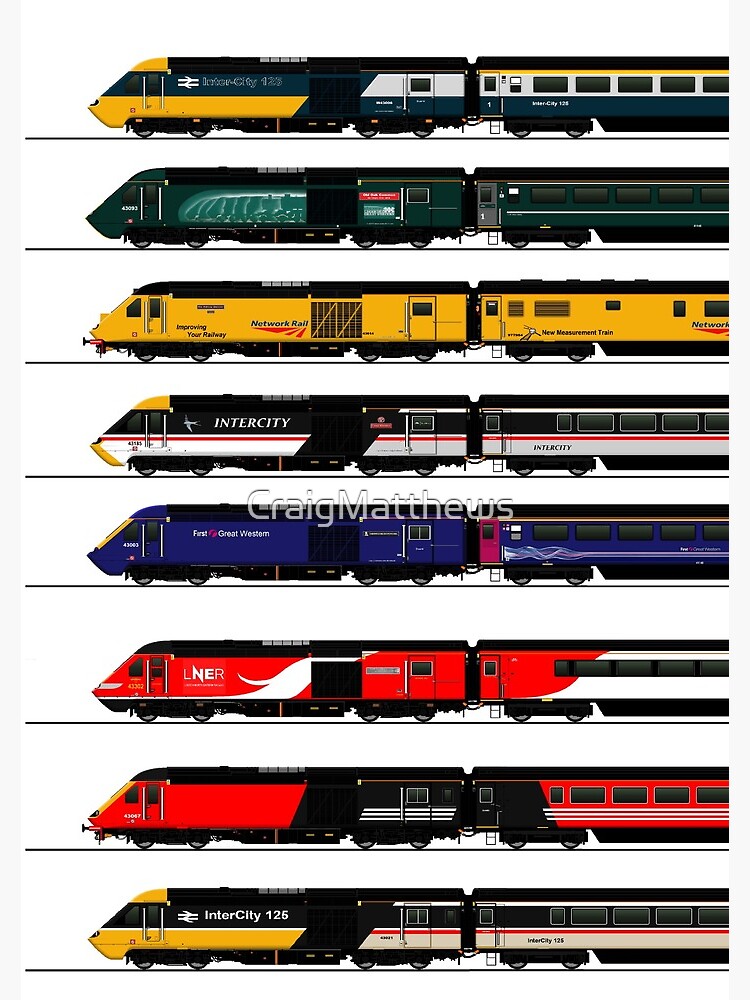"INTERCITY 125 HST LOCOMOTIVES" Spiral Notebook for Sale by ...