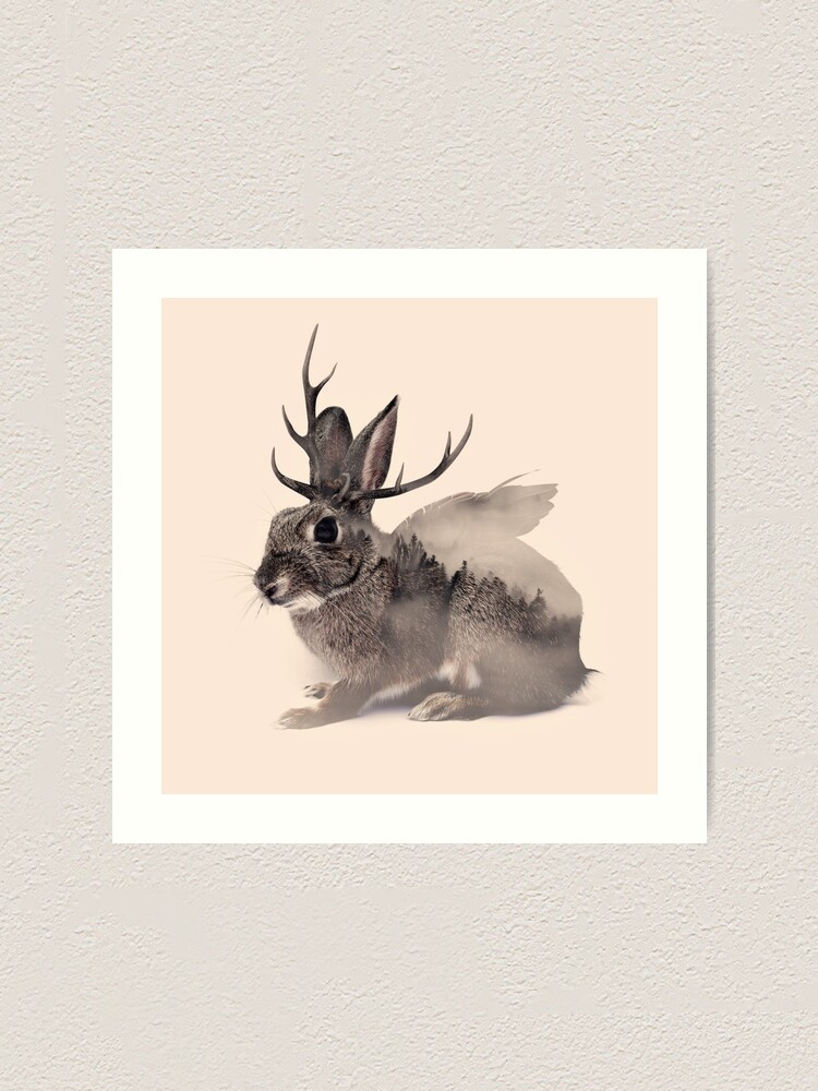 "Wolpertinger" Art Print for Sale by pegessert | Redbubble