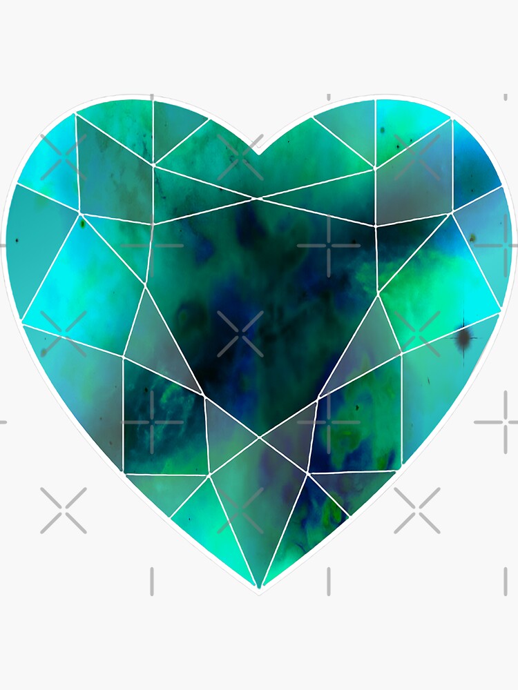 "Galaxy heart" Sticker by Blacklinesw9 | Redbubble