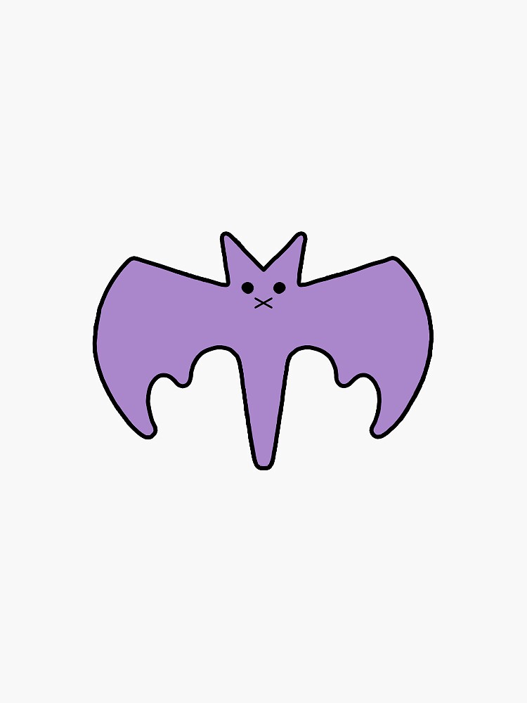 "Pastel Goth Bat" Sticker by 547566 | Redbubble