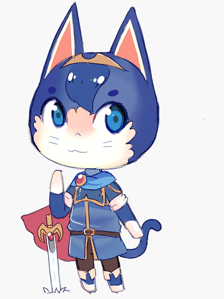 "ACNH x FE [Marth]" Sticker for Sale by Lor3n | Redbubble