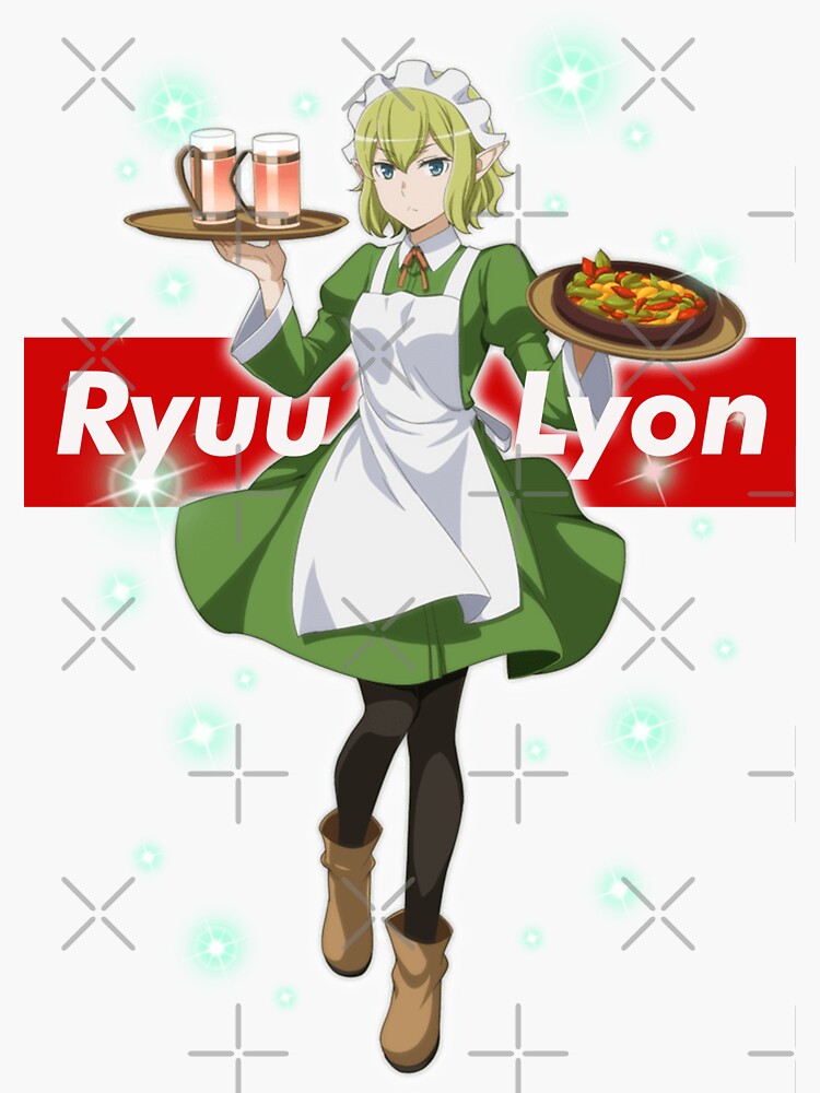 "Ryuu Lyon - Danmachi" Sticker for Sale by TheW33bStore | Redbubble