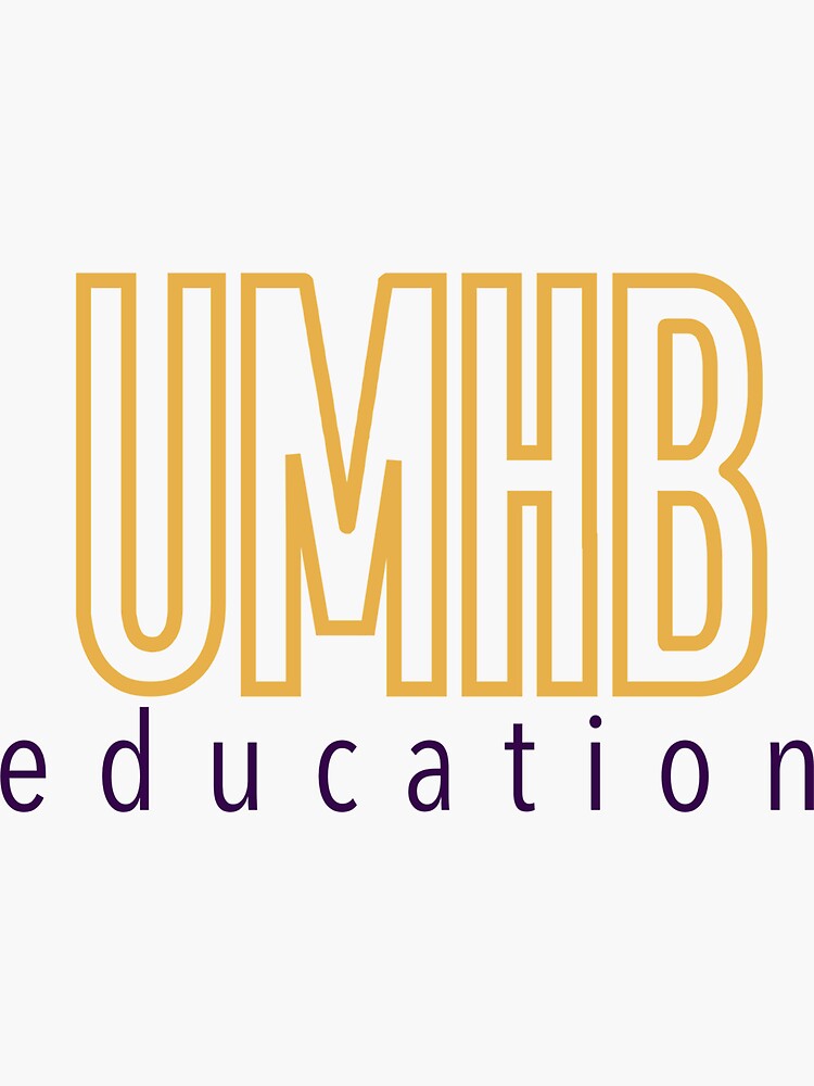 "UMHB Education" Sticker for Sale by Gineliz-molina | Redbubble