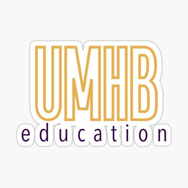 "UMHB Education" Sticker for Sale by Gineliz-molina | Redbubble