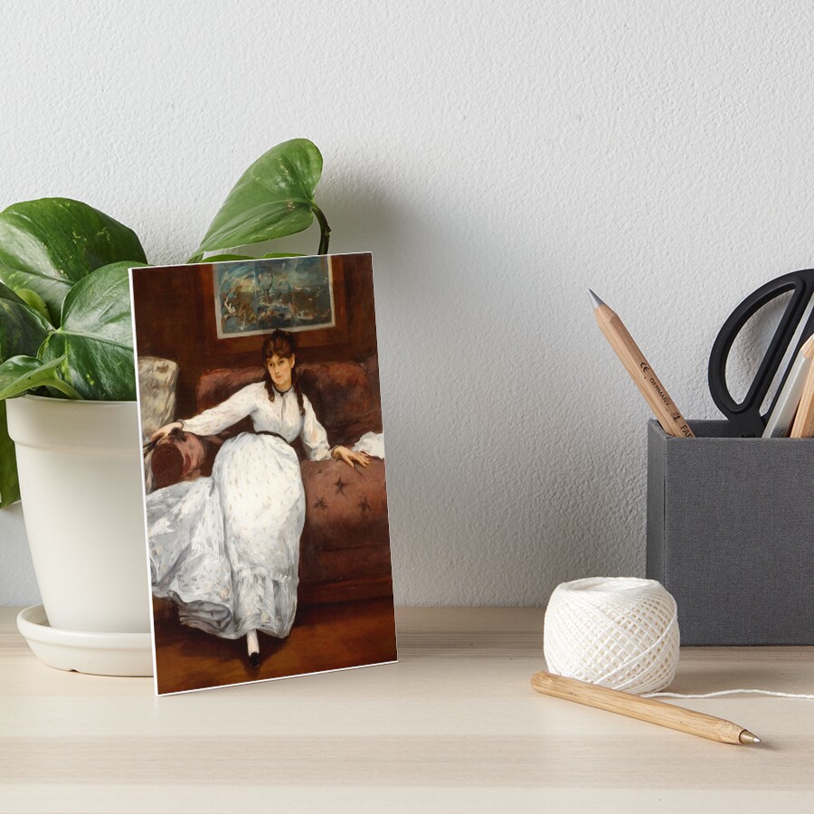 "Edouard Manet - Repose" Art Board Print by Monetlover | Redbubble