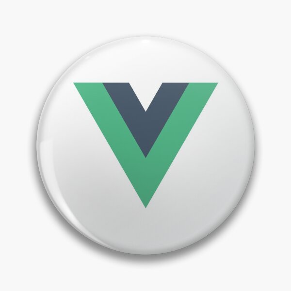 "Vue.js Official Logo" Pin by hellkni9ht | Redbubble