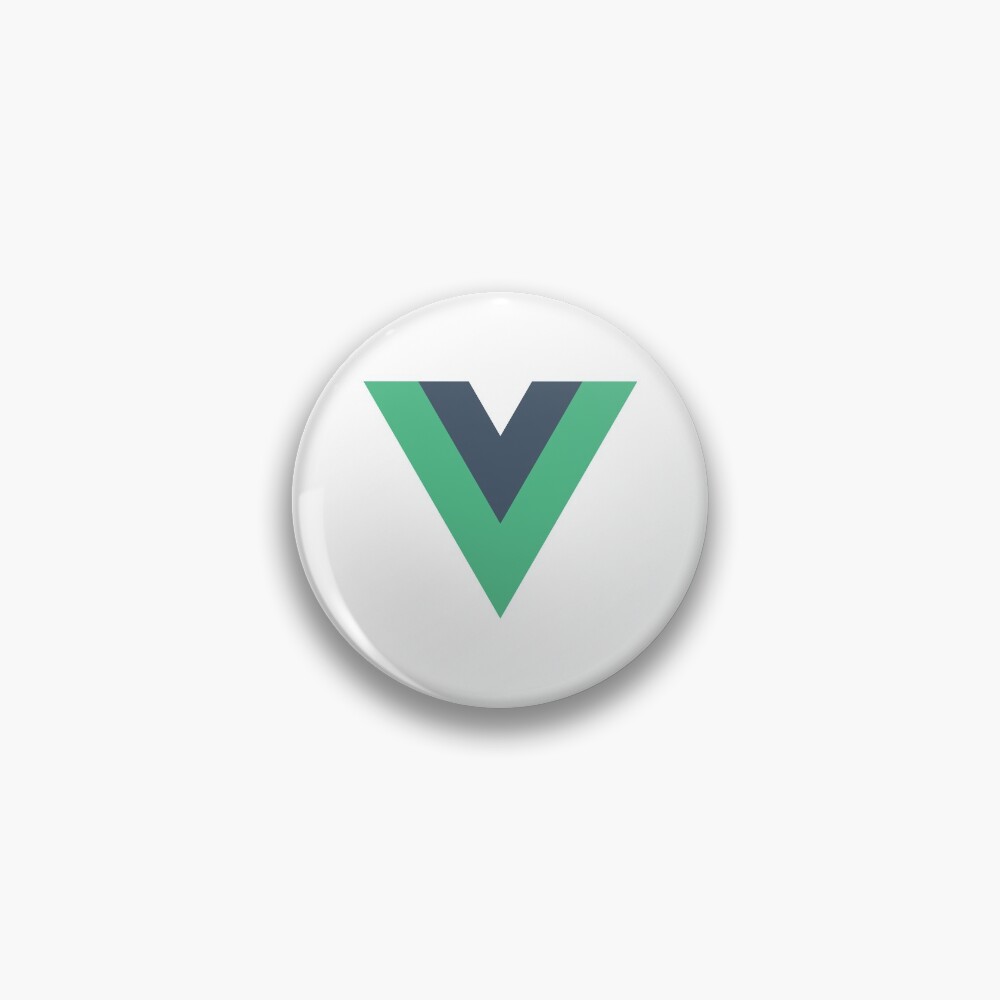 "Vue.js Official Logo" Pin by hellkni9ht | Redbubble