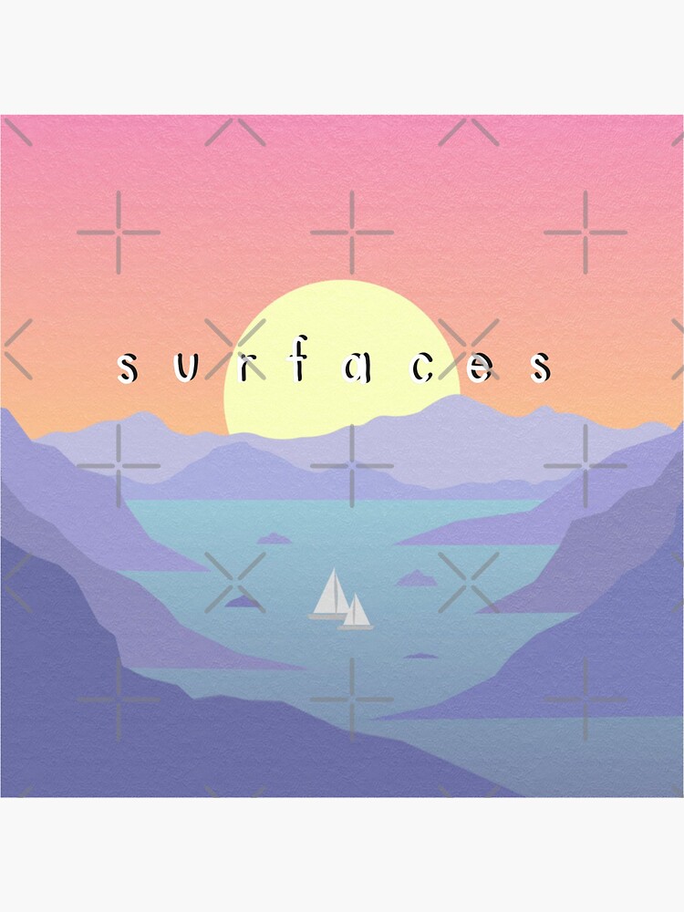 "SURFACES HORIZONS ALBUM" Sticker by lindsaykat12 | Redbubble