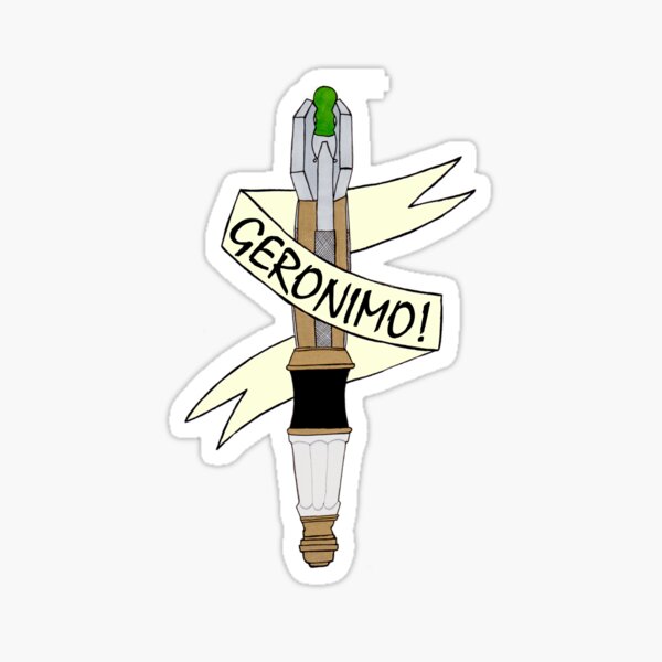 "Sonic--Geronimo." Sticker by trumanpalmehn | Redbubble