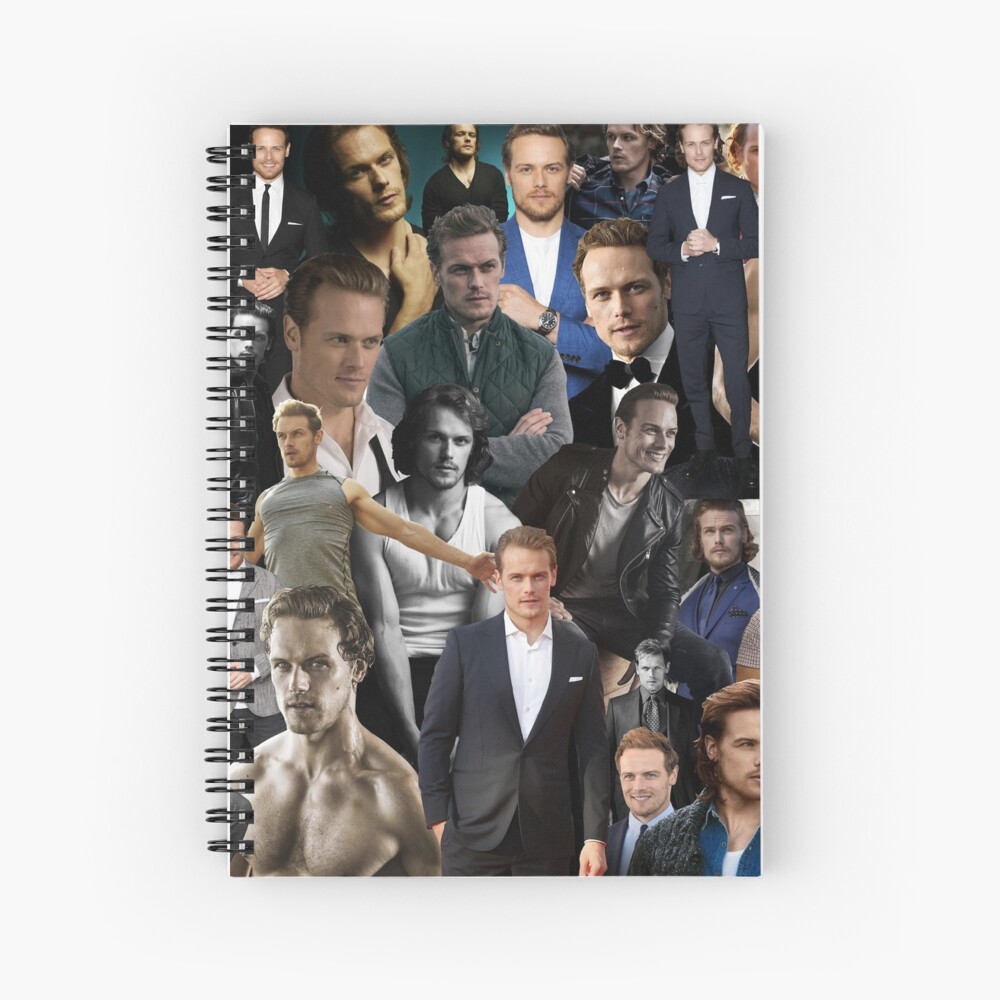 "Sam Heughan" Spiral Notebook by clusterandpaste | Redbubble