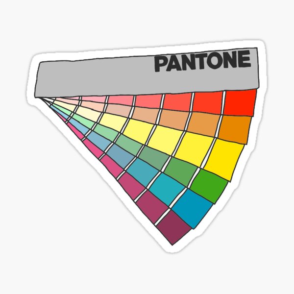 "Pantone Paint Chip Graphic" Sticker by SpencerHoward | Redbubble