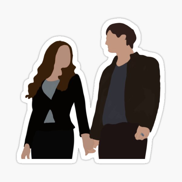 "Delena Clock Tower Scene" Sticker for Sale by sj06xxx | Redbubble