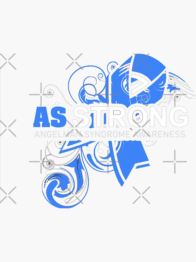 "EXCLUSIVE angelman syndrome Strong Shirt" Sticker for Sale by ...