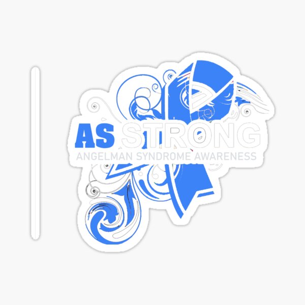 "EXCLUSIVE angelman syndrome Strong Shirt" Sticker for Sale by ...