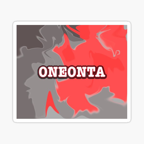 "Oneonta Tie Dye " Sticker for Sale by remfriedd | Redbubble