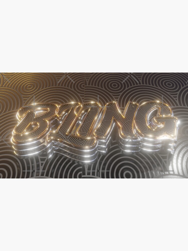 "Bling" Sticker by kombos | Redbubble