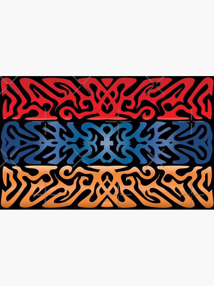 "Crazy Flag # 12" Sticker by Vanwizle | Redbubble