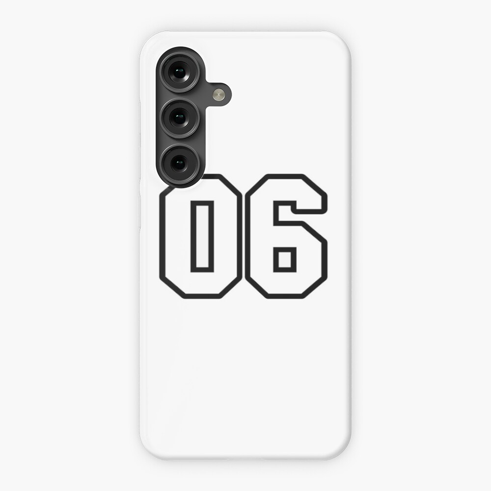 "Jersey number 06" Sticker for Sale by bellacommorato | Redbubble
