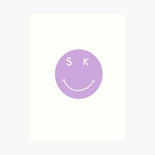 "SK smiley face" Art Print by cadyrstoever | Redbubble