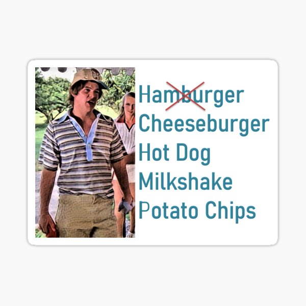 "Caddyshack Spaulding" Sticker by SeanFlannagan1 | Redbubble