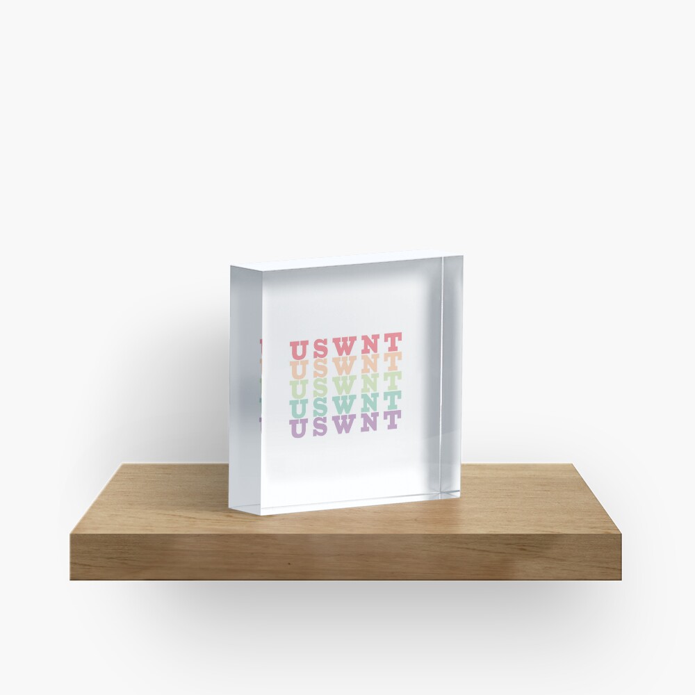 "US women's national soccer team pastel rainbow USWNT" Sticker for Sale ...