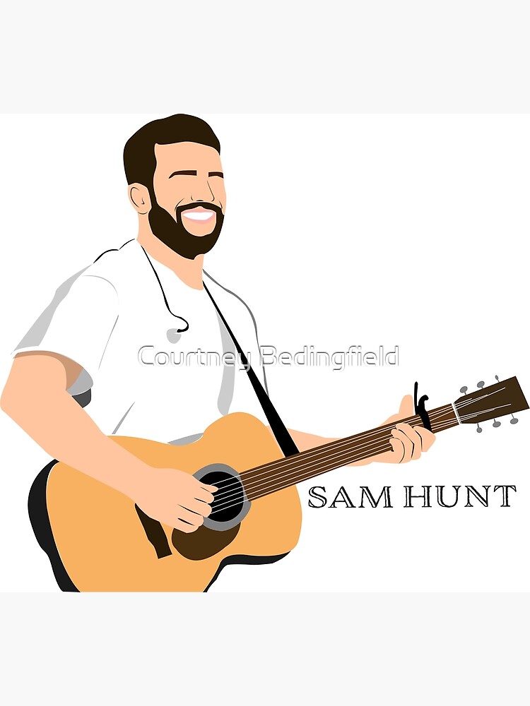 "Sam Hunt" Poster by courtneybedingf | Redbubble