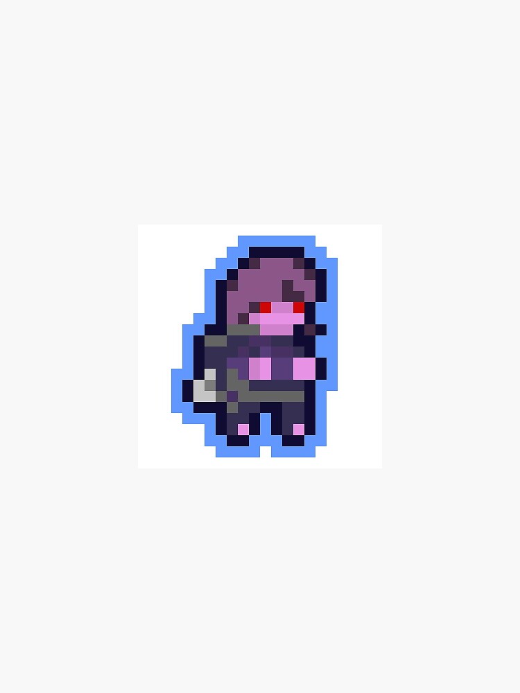 Pegatina «Celeste Pixel Badeline» de Lorranime-san | Redbubble