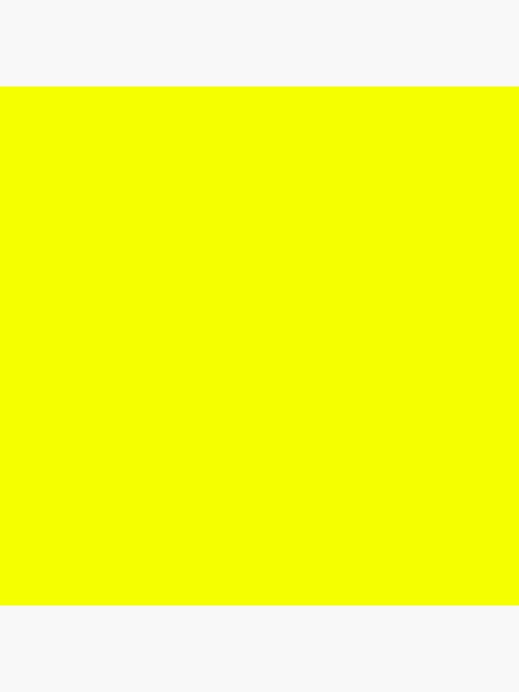 "Pure Lemon Yellow - Solid Color Square" Poster by Monochronicity ...