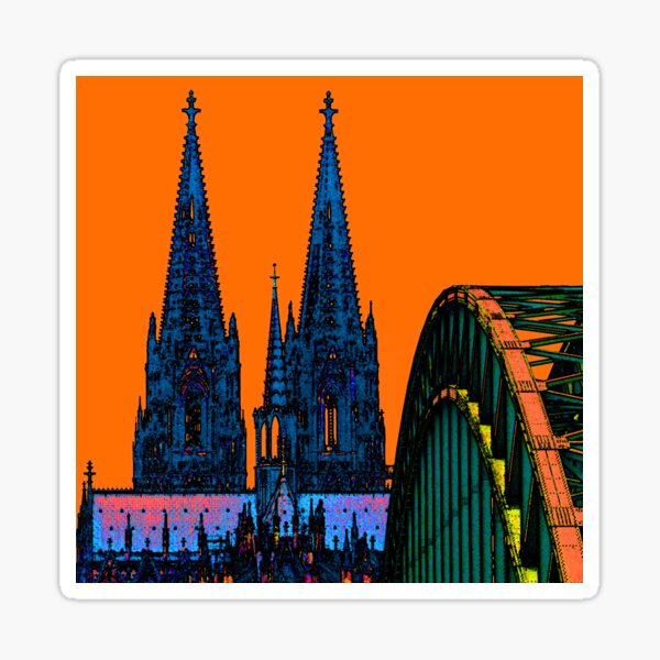 "Cologne Cathedral " Sticker by skc-images | Redbubble