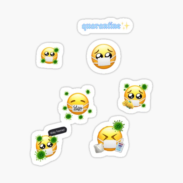 "Corona sticker pack " Sticker for Sale by Barberini | Redbubble