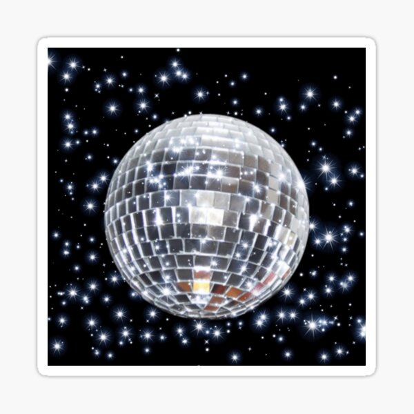 "Magic Mirror Ball " Sticker for Sale by NolaJere | Redbubble