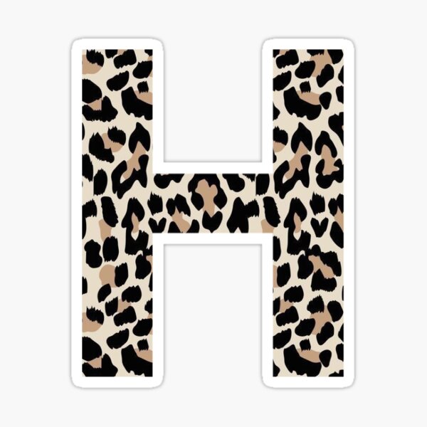 Letter H Stickers | Redbubble