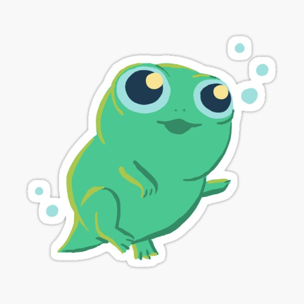 "Froggy Boy 1" Sticker by kris10schiller | Redbubble