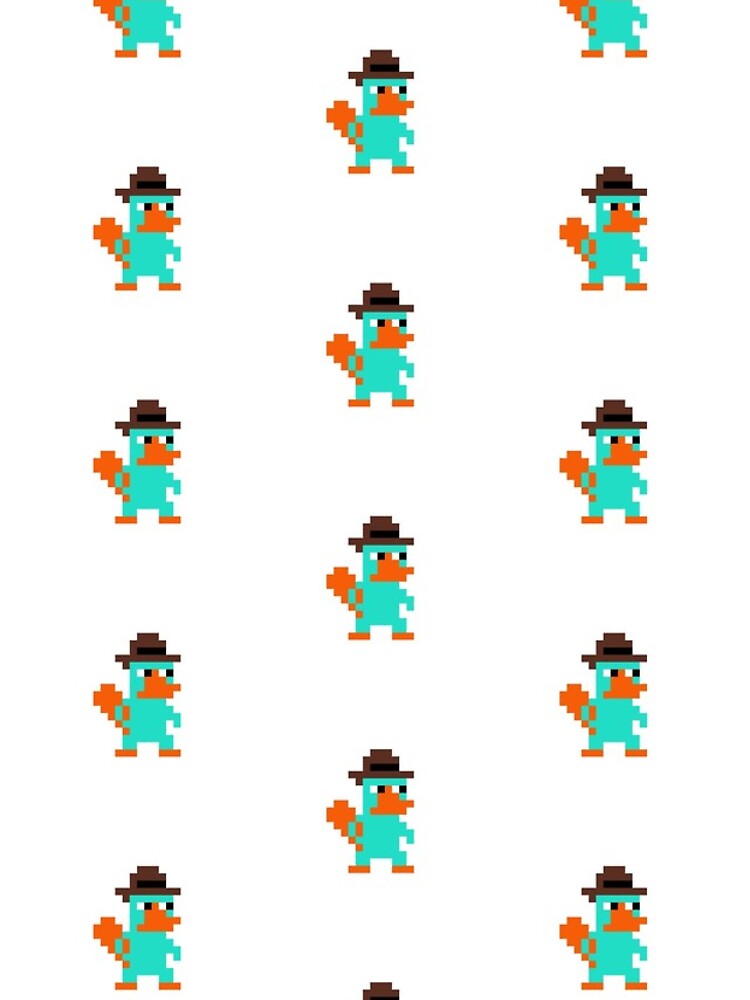 "Pixel Perry the Platypus " iPhone Case for Sale by lollielori | Redbubble