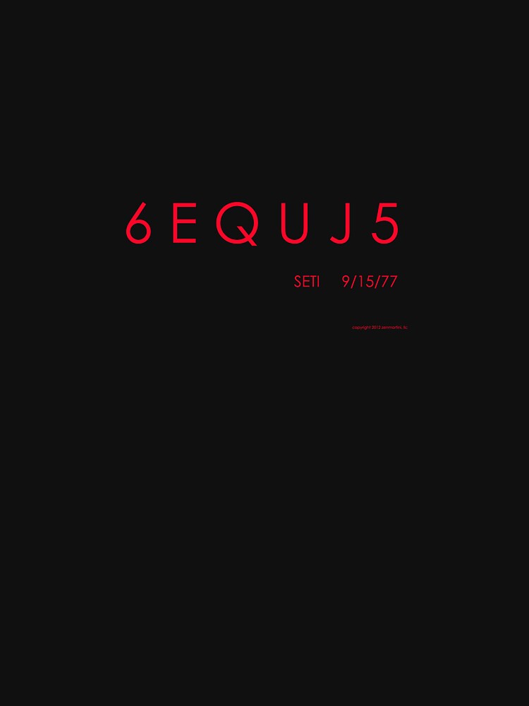 "6EQUJ5 SETI 8/15/77" T-shirt for Sale by zenmartini | Redbubble | et t ...