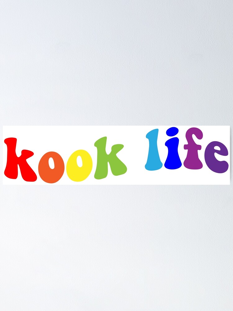 "kook life rainbow" Poster by disneysminnie | Redbubble
