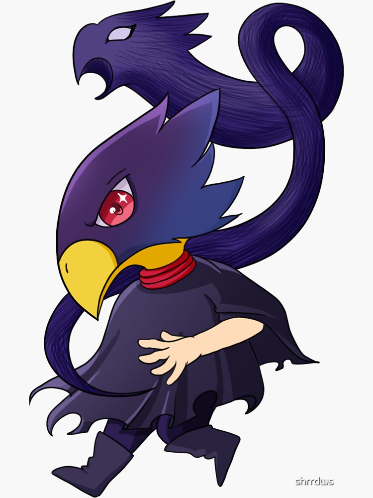 Pegatina «Chibi Tokoyami BNHA» de shrrdws | Redbubble