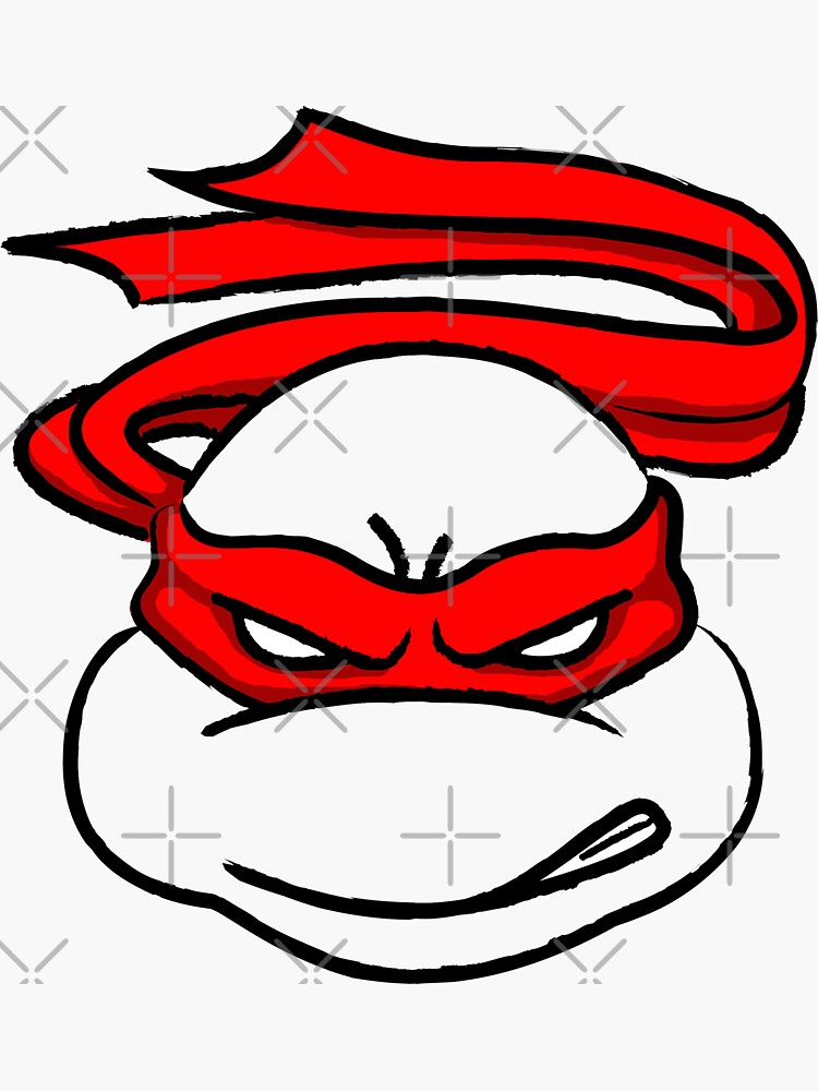 "TMNT - Raphael" Sticker for Sale by DCdesign | Redbubble